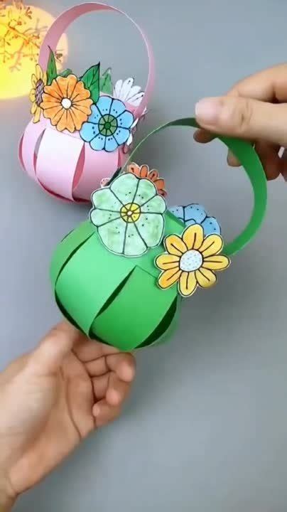 Корзинка с цветами 🔮 Интересный контент в группе Всероссийский Педсовет Manualidades