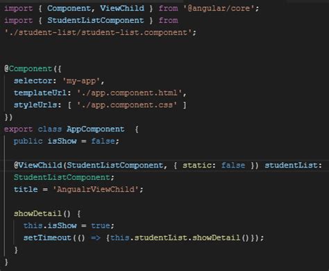 Angular Call A Method In The Nested Component Stack Overflow
