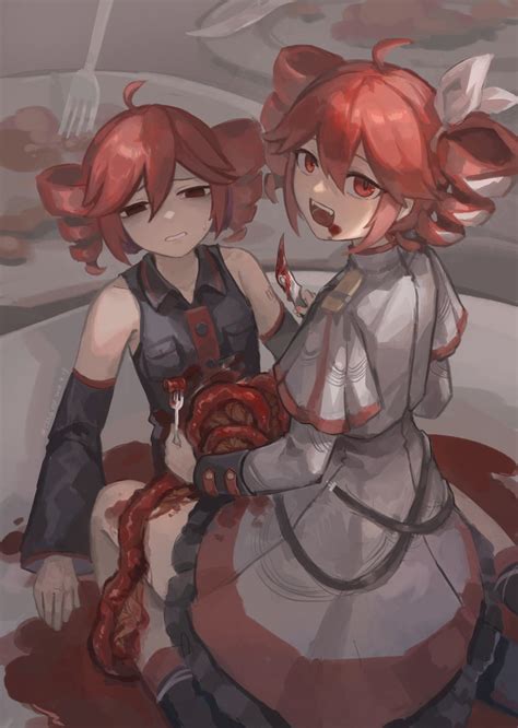 Kasane Teto And Kasane Teto Utau And More Drawn By Sang Yu Qwq