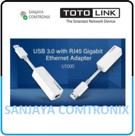 Promo Totolink U1000 Usb 3 0 To Rj45 Utp Gigabit Ethernet Adapter Usb Lan Diskon 23 Di Seller