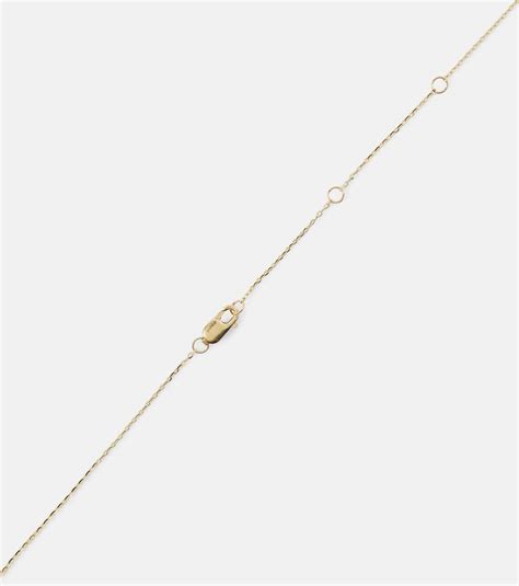 Roxanne First Heart 14kt Gold Necklace With Sapphires Roxanne First