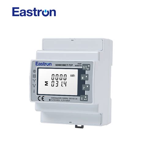 Sdm630mct Tcp Mid Approved Ct Type Din Rail Three Phase Multi Function