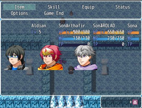 rmmv yanfly core engine broke the alt menu screen plugin rpg maker