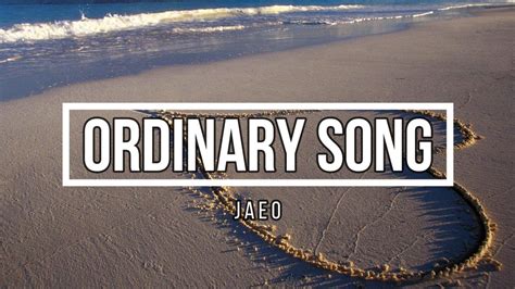 Ordinary Song Marc Velasco Live Cover Lyric Video Youtube