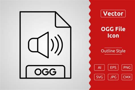 Ogg File Format Icon Graphic By Muhammad Atiq · Creative Fabrica