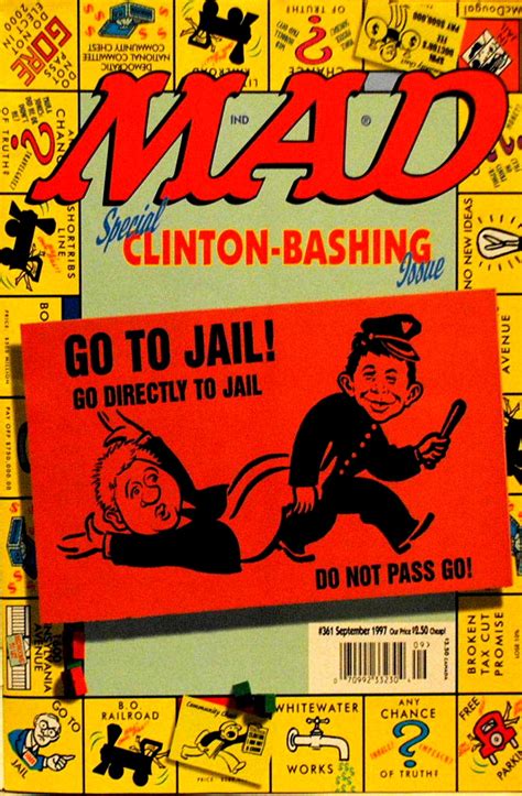 Mad 361 Special Clinton Bashing Issue Magazine Mad 361