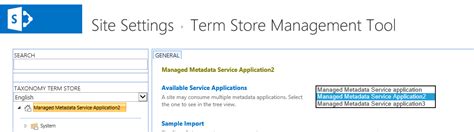 Issue Configuring Multiple Managed Metadata Service Applications
