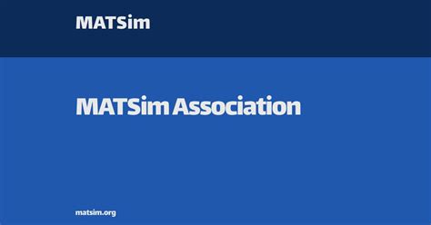 matsim association