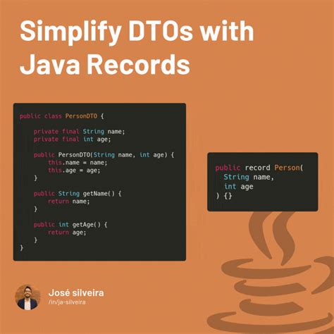 Jose Arthur Silveira On Linkedin Java Javarecords Dto