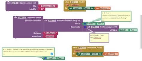Saf App Inventor Implementation Of Storage Access Framework Extensions Mit App Inventor