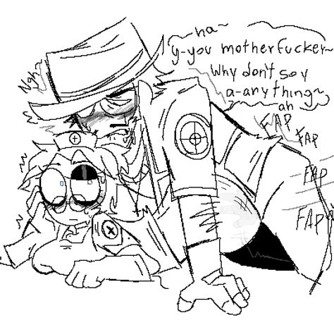 Rule Age Difference Angry Face Doodle Femmedic Genderswap Mtf Hard On Lobotomy Medic