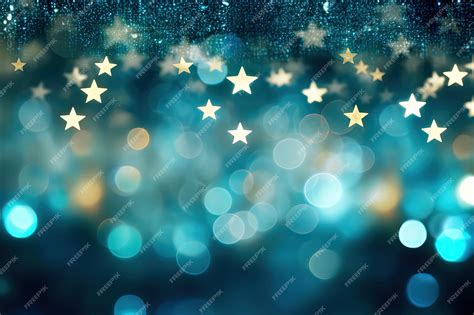 Premium Ai Image Abstract Glowing Stars Background Generative Ai