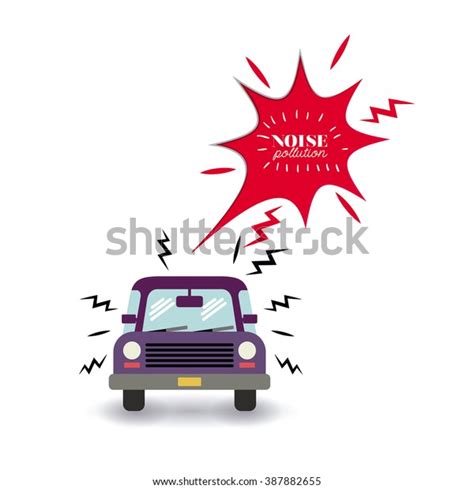Noise Pollution Design Vector Illustration Eps10 Stock Vector Royalty