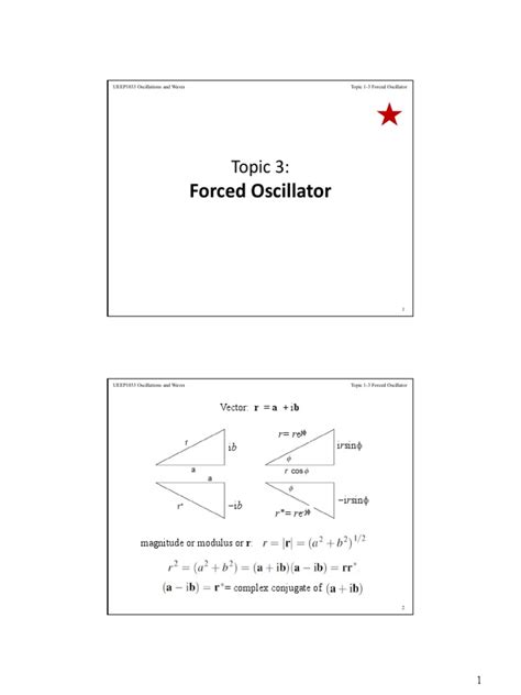 03 Forced Oscillator Pdf Resonance Electrical Impedance