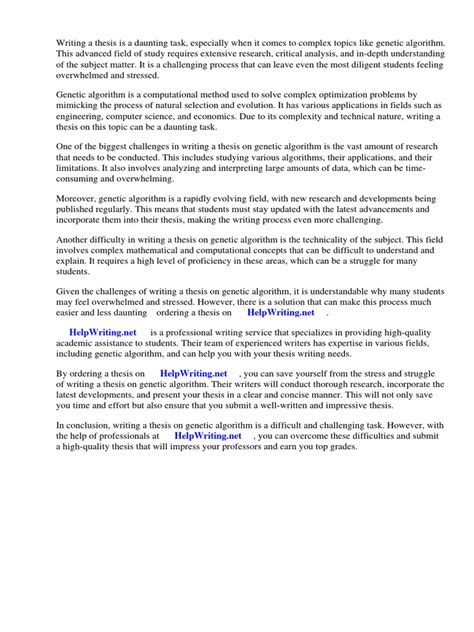term paper on genetic algorithm and its applications pdf genetic