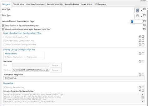 custom fastener assembly configuration library for multiple users on