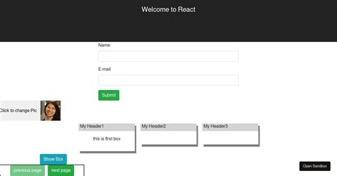 React Camera Examples Codesandbox