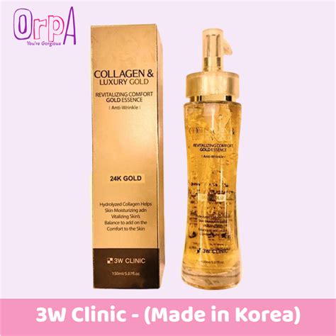 3W Clinic Collagen & Luxury Gold Essence - 150ml - Orpa