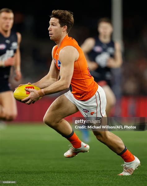 Toby Greene Of The Giants In Action During The 2022 Afl Round 19