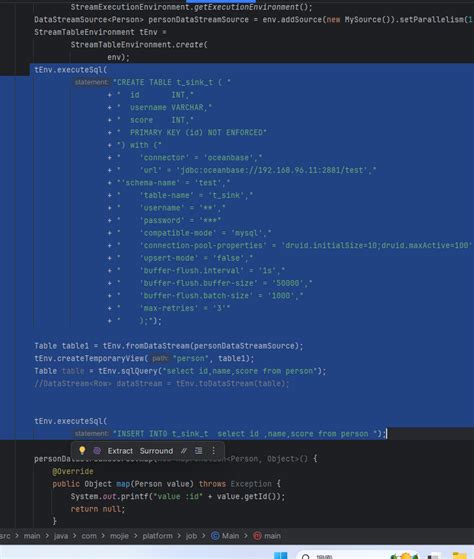 flink connector oceanbase 吞吐量很低 oceanbase 技术问题 社区问答 oceanbase社区 分布式数据库