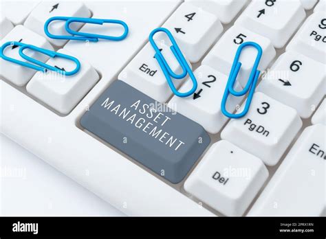 Text Sign Showing Asset Managementsystematic Process Of Operating And Disposing Of Assets