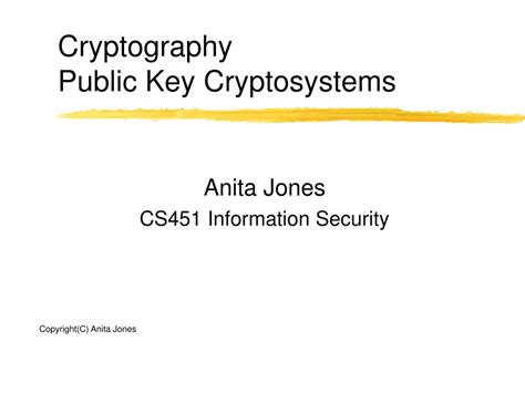 Ppt Cryptography Public Key Cryptosystems Powerpoint Presentation Free Download Id322402