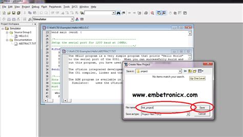 How To Create Project In Keil IDE For 8051 Projects
