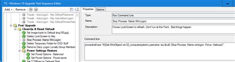 Change Lock Screen Lockout Users During Upgrade TS GARYTOWN ConfigMgr Blog