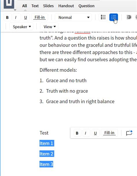 Bug When Creating A Numbered List In The Sermon Editor Logos Community