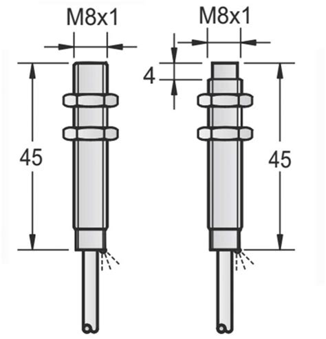 24vdc M8 High Precision Cylindrical Inductive Flush Proximity Sensor