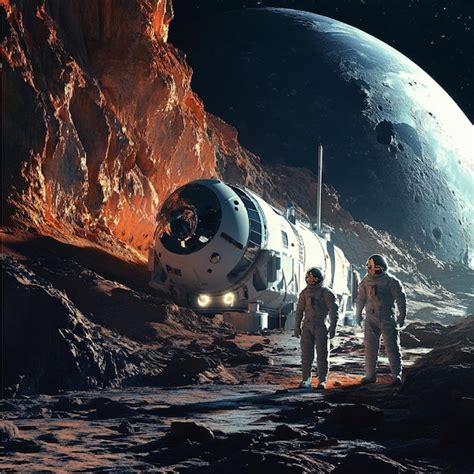 Engineers Collaborating On The Development Of Nextgeneration Space Exploration Missions