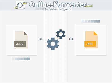 konverter csv til xls online bare i nettleseren