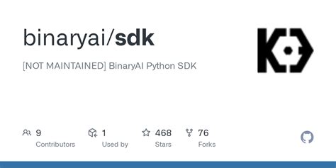 GitHub Binaryai Sdk NOT MAINTAINED BinaryAI Python SDK