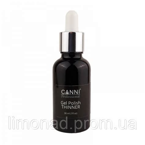 Разбавитель для Гель-лака / Gel Polish Thinner CANNI, 30 Мл — Купить ...