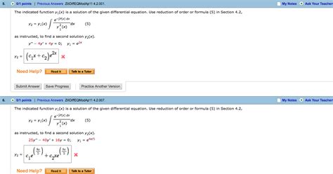 Solved 5 0 1 Points Previous Answers Zilldiffeqmodap11