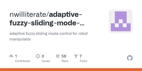 Github Nwilliterateadaptive Fuzzy Sliding Mode Control Adaptive Fuzzy Sliding Mode Control