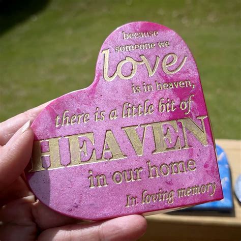 Personalized Memorial Heart Sympathy T For Loss Of Loved One