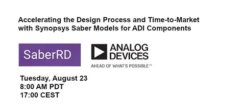 Accelerating The Design Process And Time To Market With Synopsys Saber