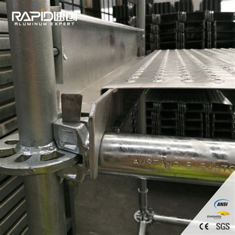 Galvanized Andamios Layher Ringlock Scaffolding System All Round Layher Scaffold Platform