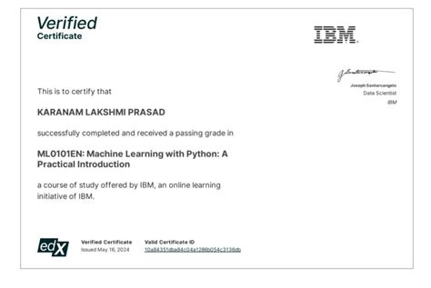 Completed Machine Learning With Python A Practical Introduction