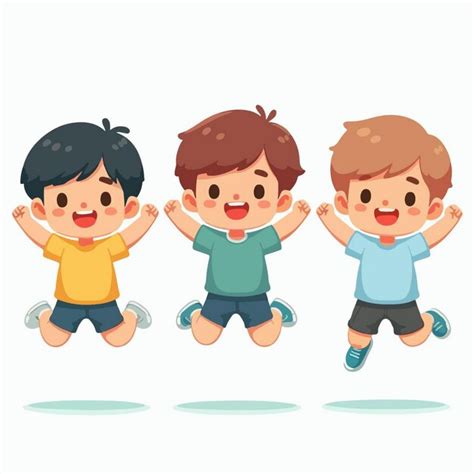 иллюстрация персонажа мальчика Премиум Ai сгенерированный вектор