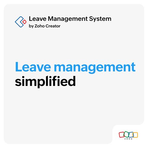 Cloud Based Leave Management Software By Zoho Creator