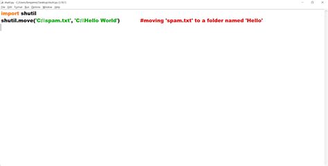 COPY OR MOVE ANY FILE OR FOLDER USING PYTHON WITH JUST LINES OF CODE NOOB CODE PRO