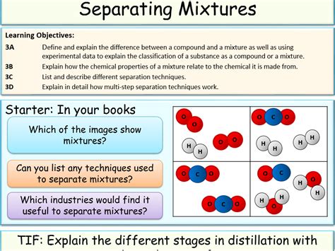 separating mixtures rock salt experiment teaching resources