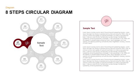 Steps Circular Diagram PowerPoint Template And Keynote Slide