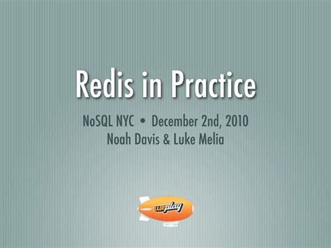 redis in practice key