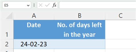 Calculate Days Left In The Year 5 Easy Formulas