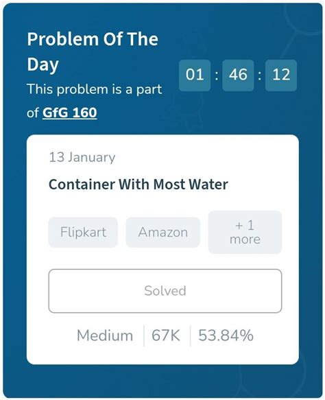 Anushka Chauhan On Linkedin Gfg160 Day51 Gfg160 Geekstreak2024