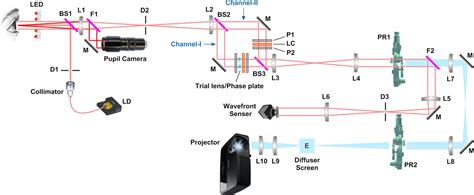 Liquid Crystal Spatial Light Modulators For Simulating Zonal