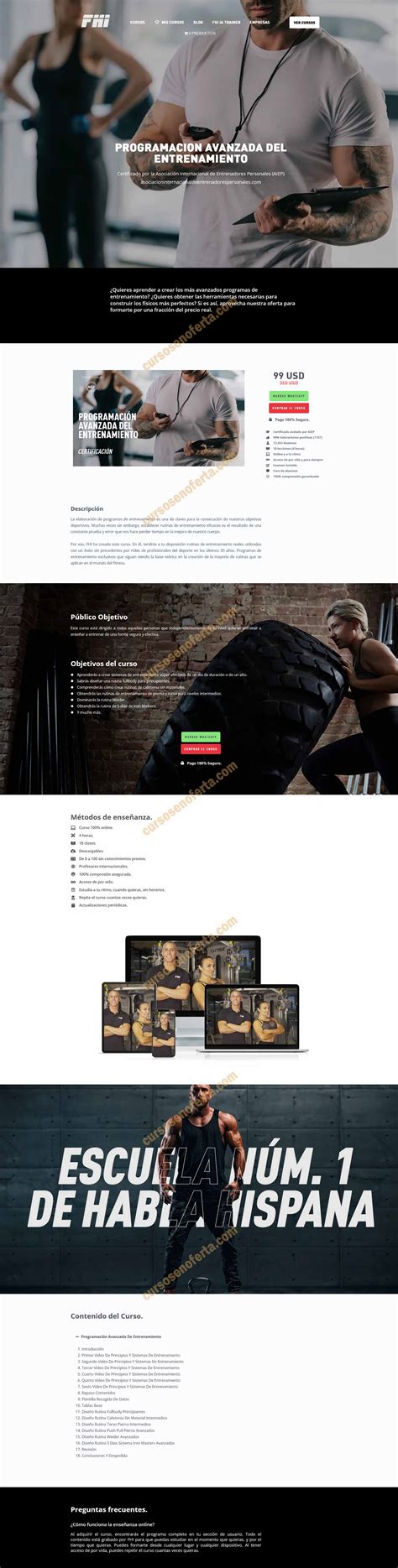 Programación Avanzada Del Entrenamiento